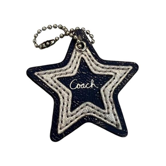 Coach | Bags | Coach Blue Star Bag Charm Replacement Tag Y2k 2 | Poshmark